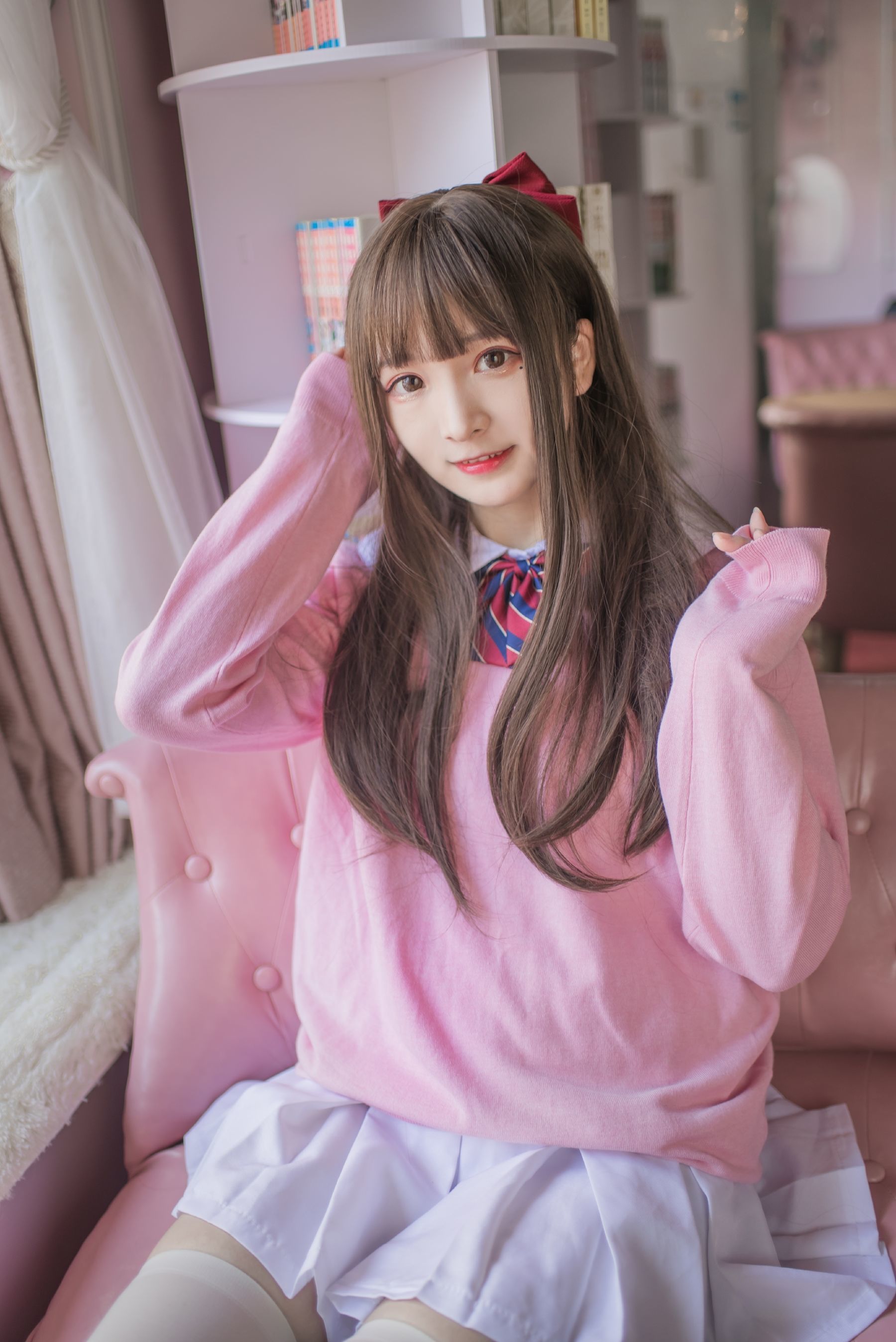 二次元美女古川kagura – 粉色JK [16P] - 绅士集册